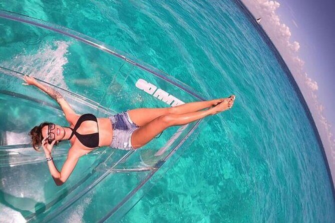 Explore Caribbean in a Transparent Boat in Isla Mujeres - A Deep Dive into the Experience