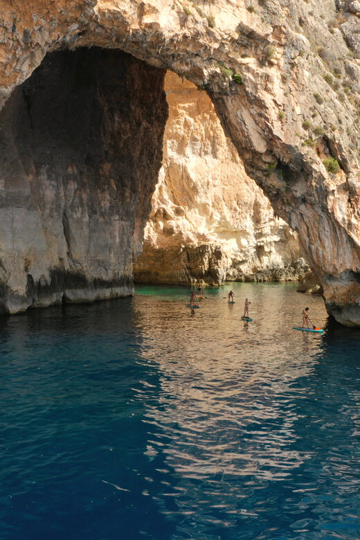 Explore Maltas Blue Grotto by SUP - The Value of the Tour