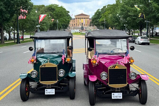 Explore Philadelphia via Vintage Car or Electric cart - Key Points