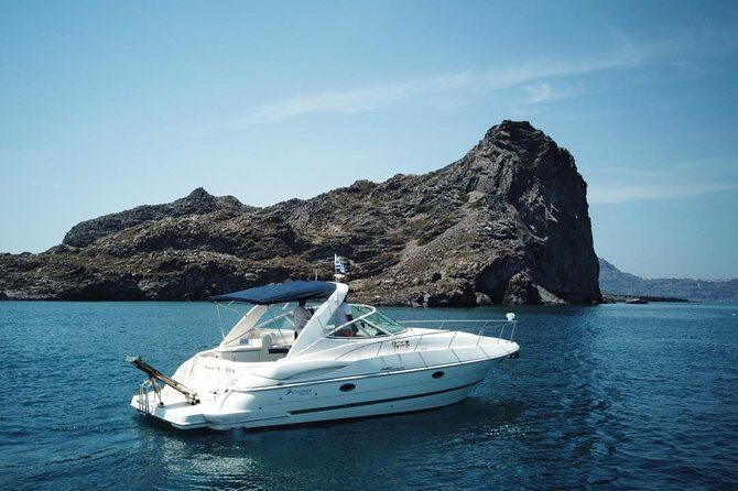 Explore Santorinis volcano with Alex Private Boat Rental - The Experience: Setting Sail from Fira Old Port