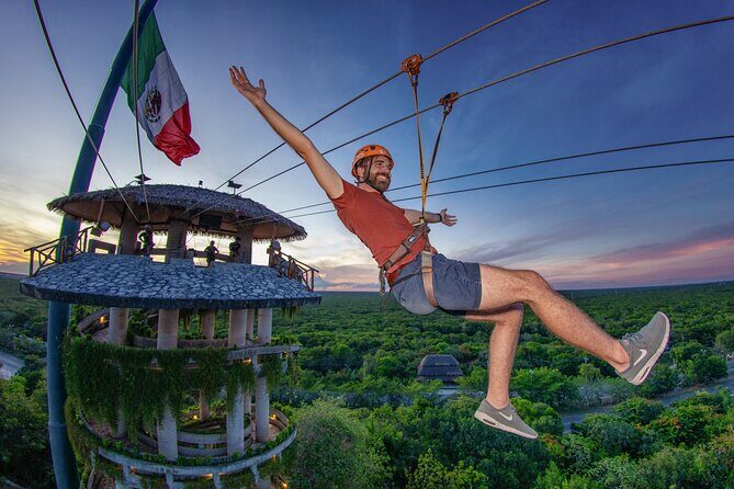 Extrem Day at Xplor Park with Zip-lines, 4x4 Vehicles Transportation from Cancun - The Sum Up