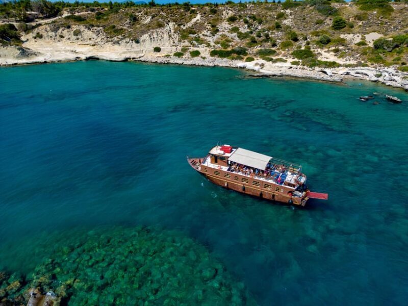 Faliraki : Transfer & Cruise to Lindos with 3 Swimming Stops - A Deep Dive into the Experience