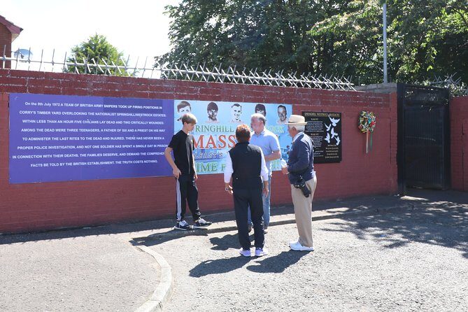 Falls road Murals Walking Tour with former prisoners - Key Points