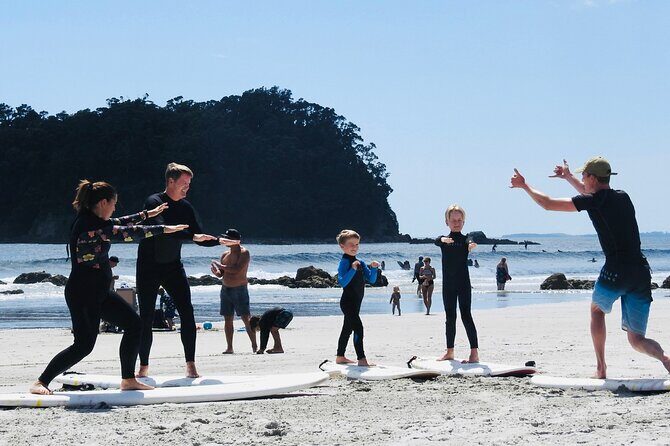 Family Surfing Lesson in Mount Maunganui - Key Points