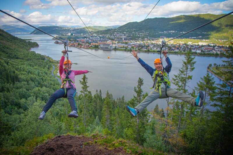 Feel the adrenaline in Mosjøen Zipline - Key Points