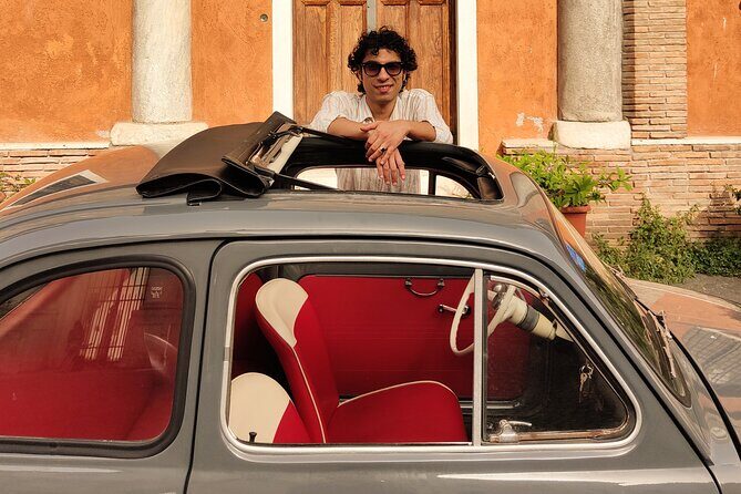 Fiat 500 in Rome - experience with a Roman - Stop 6: Terrazza del Gianicolo