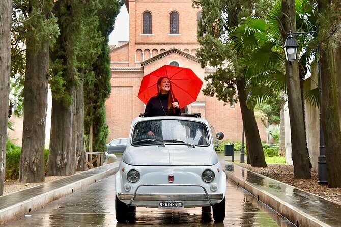 Fiat 500 Private Photoshoot with a Roman, pickup included - Key Points