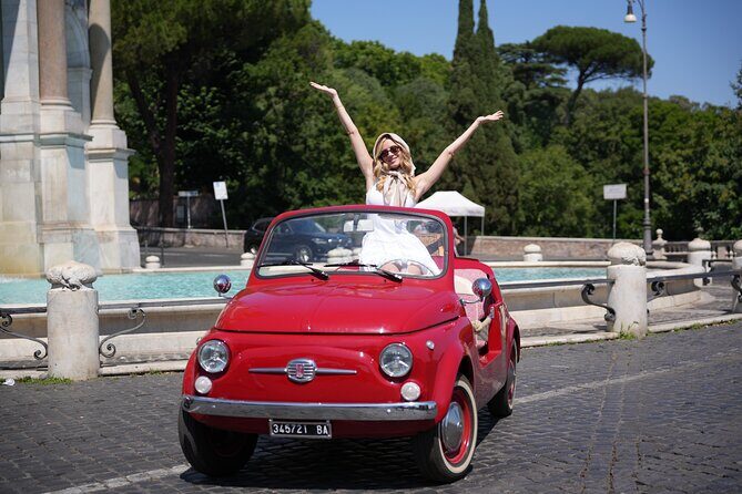 Fiat Jolly Vintage Ride and Photo Tour in Rome - Exploring Rome in a Vintage Fiat Jolly