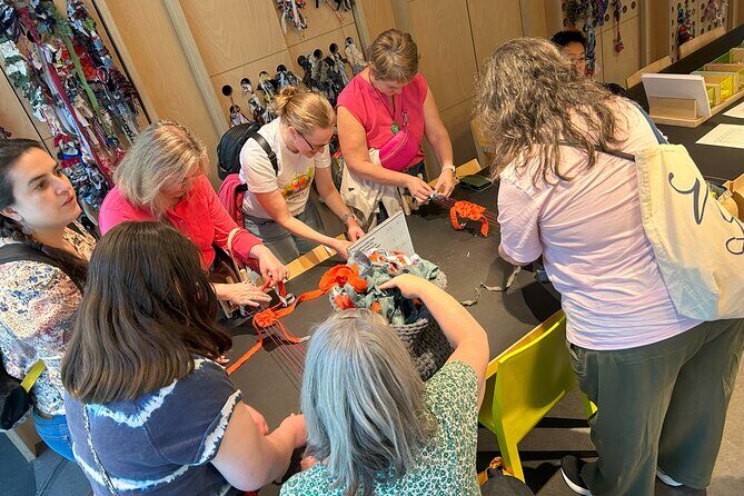 Fiber Arts Field Trip NYC Museum Lunch Embroidery Project - Key Points