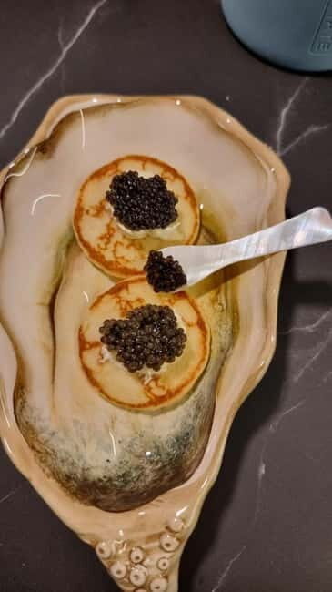 Finland: Nordic Caviar House in Helsinki. Tasting Experience - First Impressions: A Luxurious Taste in a Cozy Setting