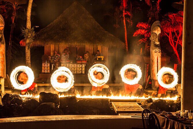 Fish Eye Island Cultural Dinner Show Buffet Course - Key Points