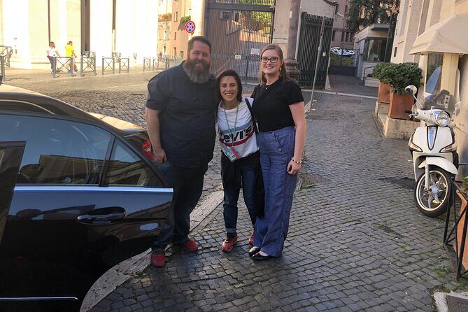 Fiumicino Airport private transfers with luxury Mercedes van - The Sum Up