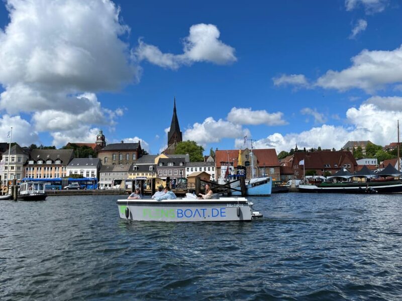 Flensburg: E-Boat rent - Discovering Flensburg from the Water