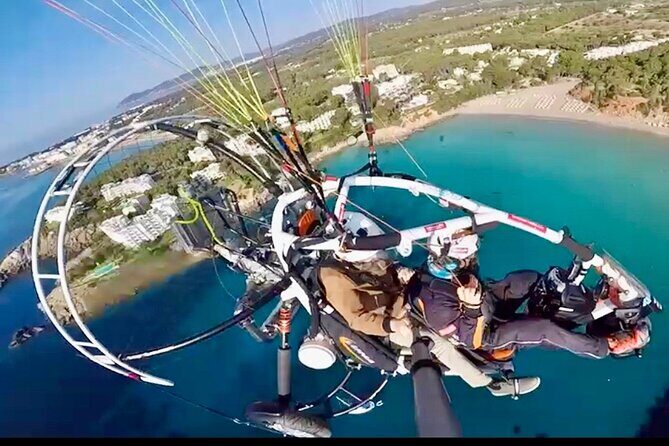 Flights by motor paragliding around Ibiza Island - Key Points