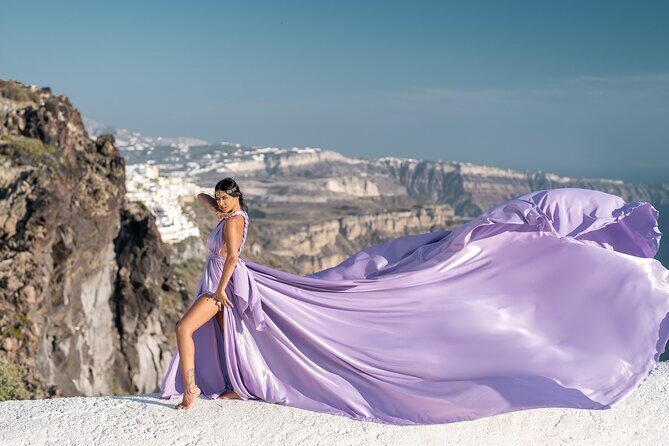 Flying Dress Photo © Photoshoot in Santorini: Express Package - The Sum Up