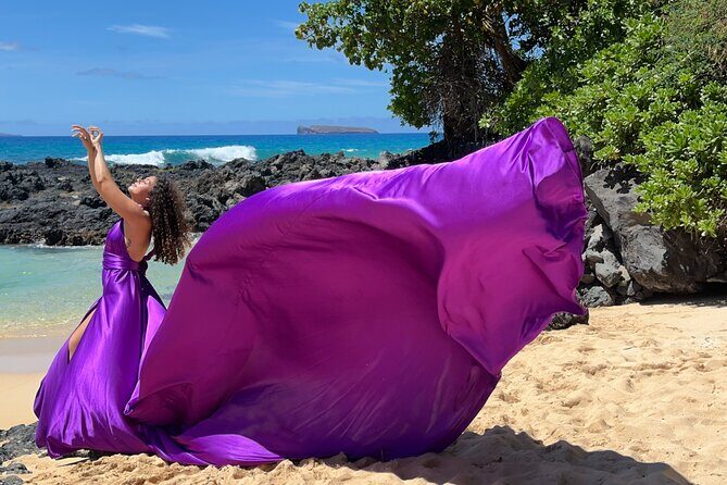 Flying Dress Photo Shoot in Maui - Key Points