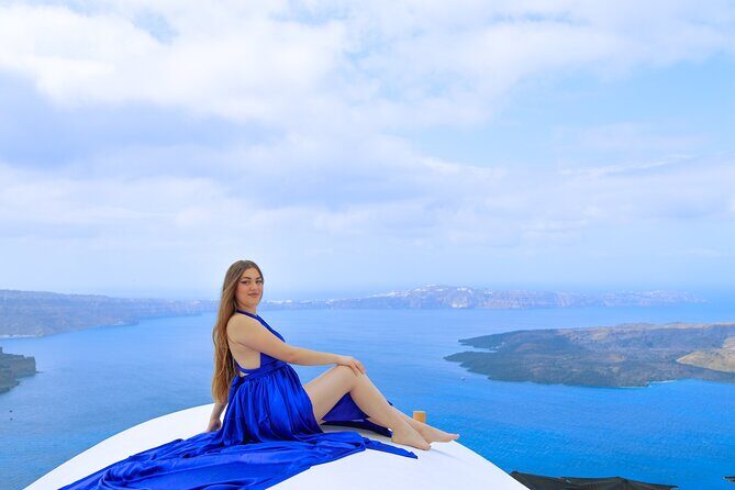 Flying Dress Photoshoot Experience in Santorini with pick up - Frequently Asked Questions