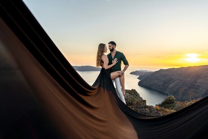 Flying Dress © Photoshoot in Santorini: Happy Birthday Package - The Value of the Experience