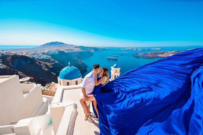 Flying Dress Photoshoot in Santorini - iconic views (WE DO MAGIC) - The Itinerary and Locations
