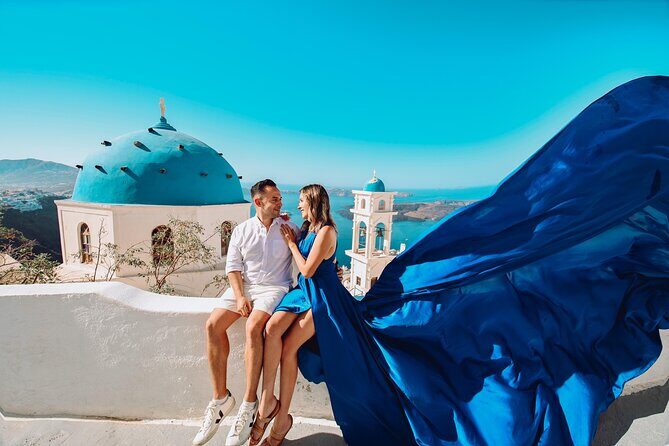 Flying Dress Photoshoot in Santorini - iconic views (WE DO MAGIC) - Who Will Love This Experience?