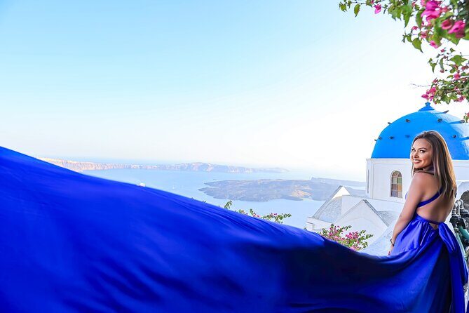 Flying Dress Photoshoot in Santorini - iconic views (WE DO MAGIC) - FAQs