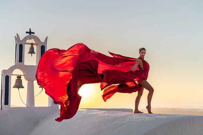Flying Dress © Photoshoot in Santorini: Mr. President Package - Who Is This Experience Best For?
