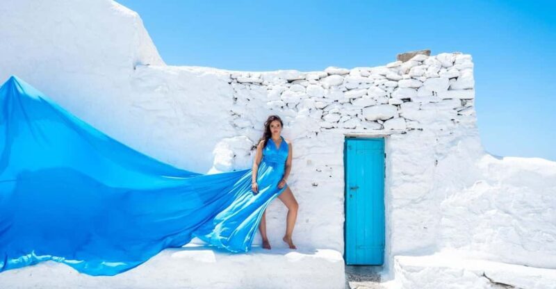 Flying Dress Photoshooting Mykonos - FAQs