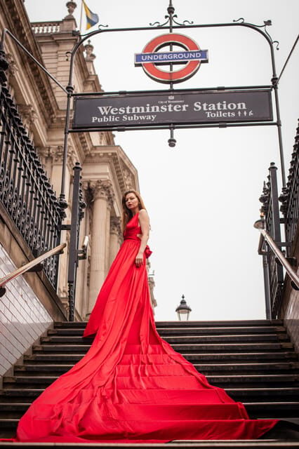 Flying dress professional photoshoot with pro photographer - The Photography and Posing Experience