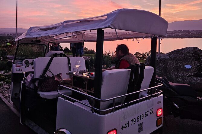 Fondue and wine private Tuk Tuk tour in Geneva - The Sum Up