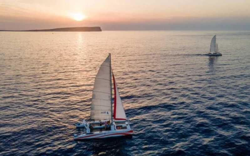 Fornells: Catamaran Sunset Cruise of Menorca's Coast - The Itinerary Breakdown