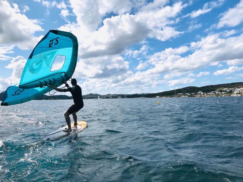 Fornells: Wing Foil Lesson with Gear in Menorca - FAQ