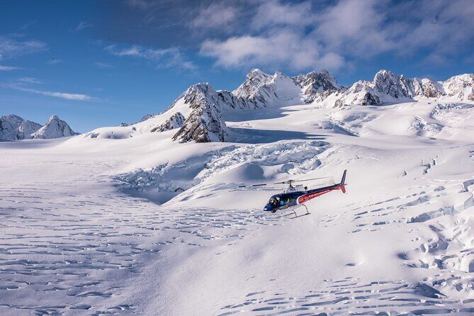 Fox Glacier: Twin Glacier Helicopter Flight with Snow Landing - Flying Back and Additional Features