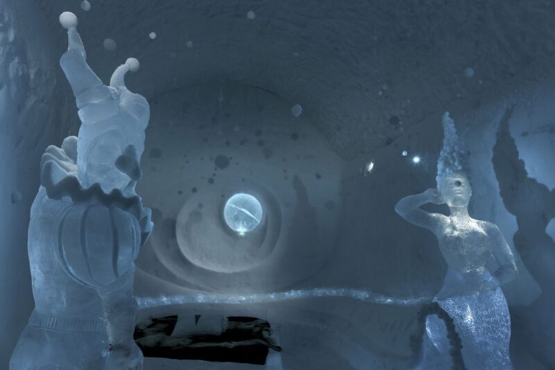 From Abisko: Explore the Icehotel - Arrival at the Icehotel: A World of Frozen Art