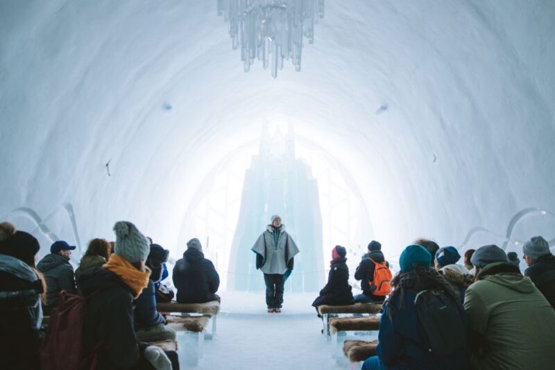 From Abisko: Explore the Icehotel - Lunch & Souvenir Shopping