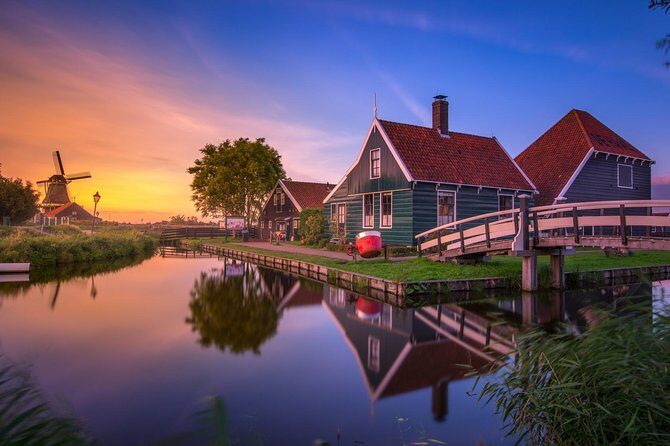 From Amsterdam: Zaanse Schans, Volendam, Giethoorn with Boat Tour - Key Points