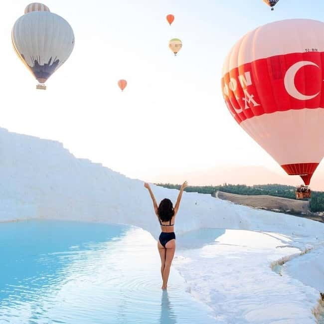 From Antalya: Pamukkale Hot Air Balloon Flight with Lunch - Food and Refreshments