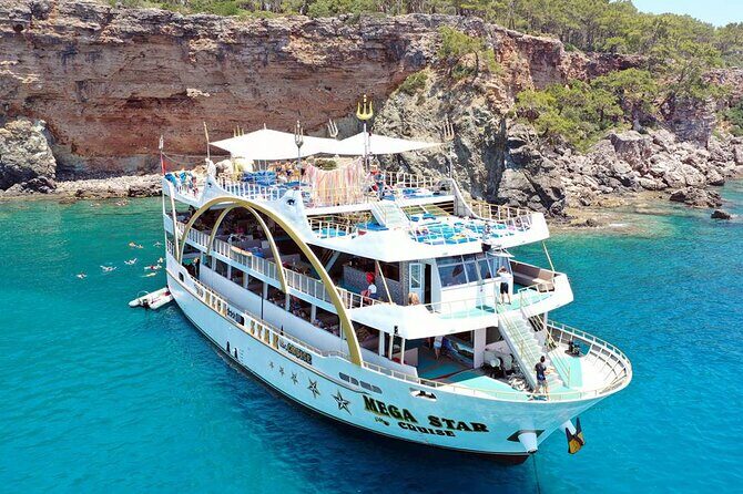 From Antalya To Kemer Mega Star Boat Trip w/Free Transfer - The Sum Up