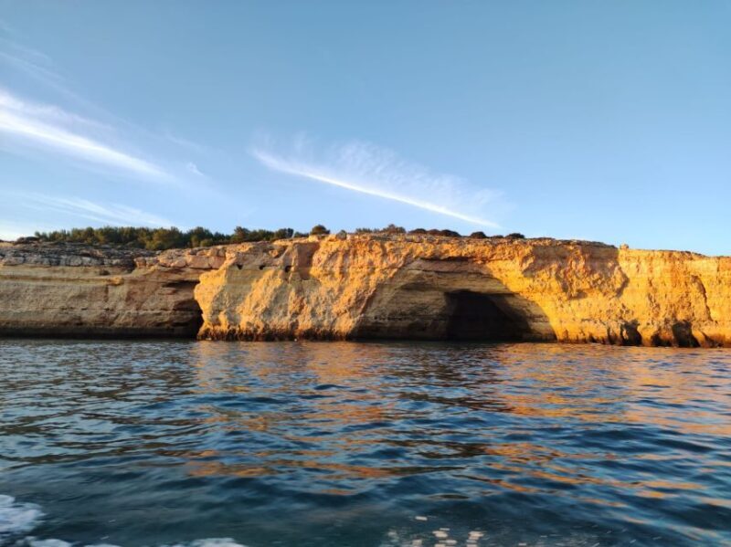 From Armação de Pêra: Sunset Benagil Caves Boat Tour - The Sum Up