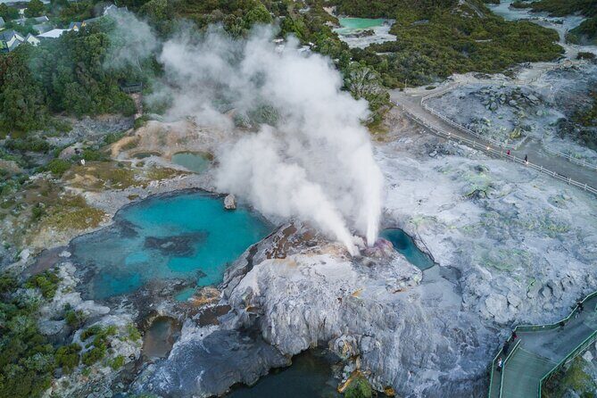 From Auckland : Te Puia & Wai Ariki Hot Springs Rotorua Day Tour - FAQs