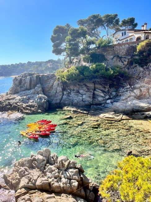 From Barcelona: Costa Brava Kayak & Snorkel Tour with Picnic - Key Points