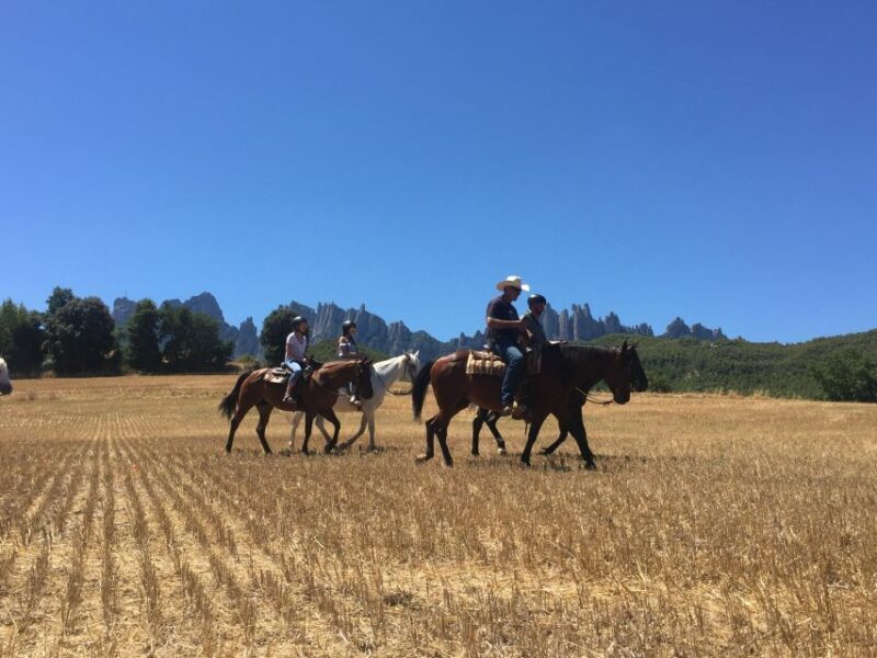From Barcelona: Horseback Tour in Montserrat National Park - An Overview of the Experience