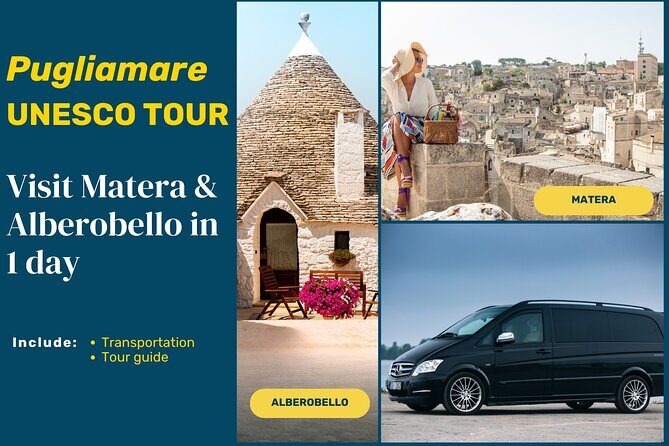 From Bari : Unesco Tour - Guided Tour of Matera and Alberobello - FAQ