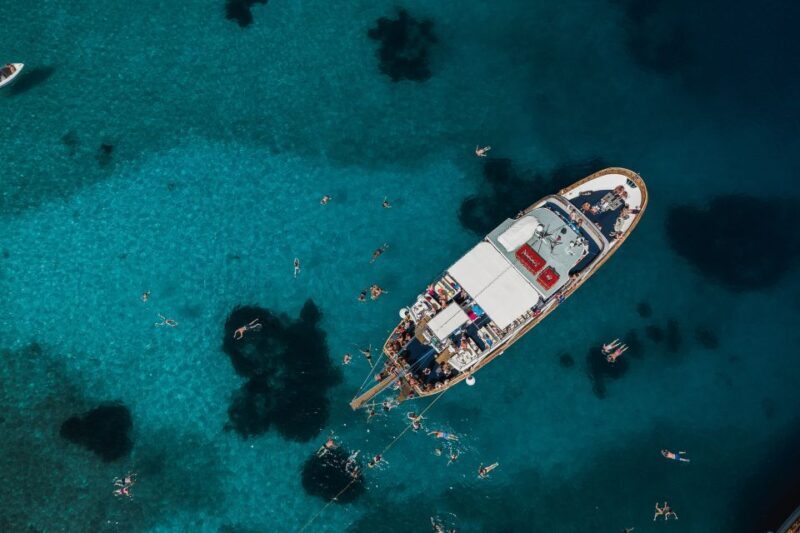 From Benitses/Lefkimmi: Blue Lagoon & Papanikolis Cruise - Key Points