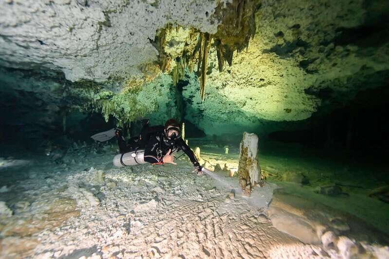 From Cancun: 2 Dives in Cenote Dos Ojos for Certified Divers - Key Points