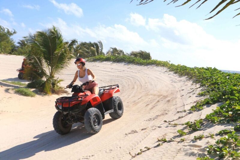 From Cancún: ATV Jungle Trail Adventure and Beach Club - FAQs