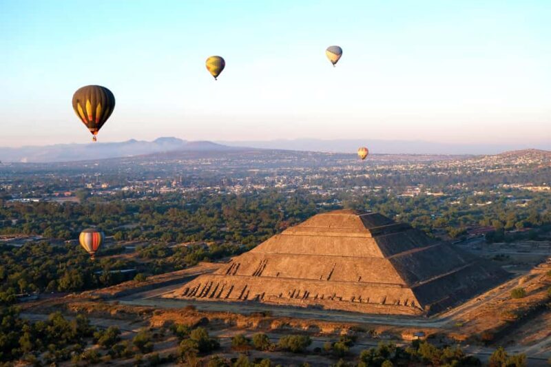 From CDMX: Teotihuacan Hot Air Balloon Ride & Optional Tours - Key Points