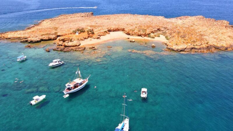 From Chania: Private Cruise to Agioi Theodoroi & Lazaretta - Key Points