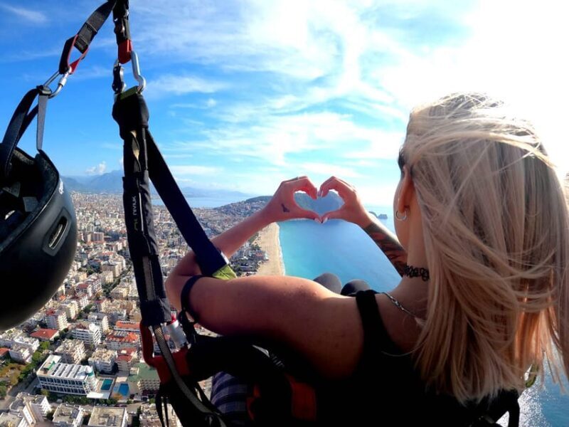 From City of Side: Alanya Tandem Paragliding w/ Beach Visit - What’s Included