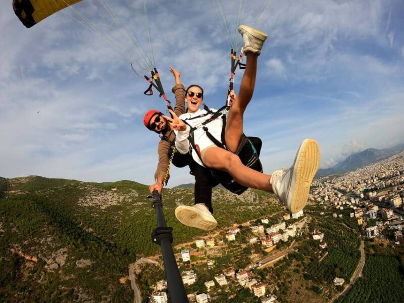 From City of Side: Alanya Tandem Paragliding w/ Beach Visit - The Guides and Safety