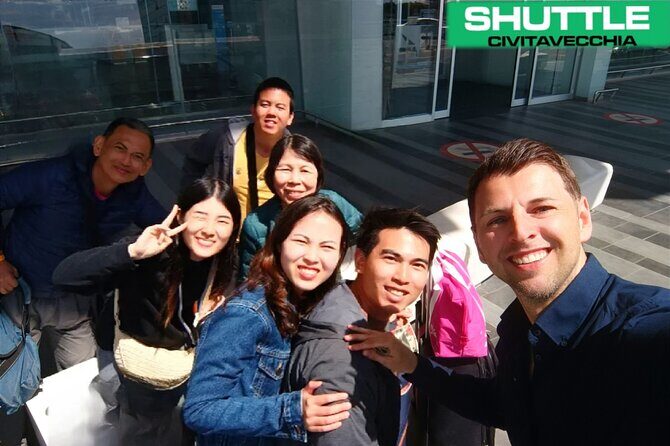 From Civitavecchia Cruise Port to FCO 1-8 People - Key Points